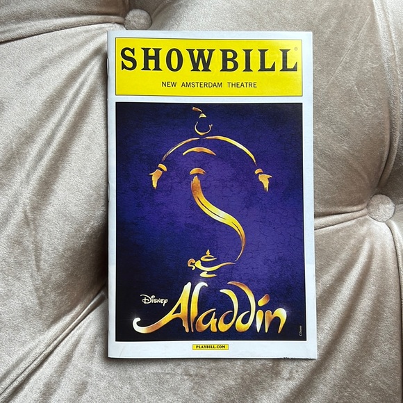 Other | Aladdin The Musical Playbill | Poshmark